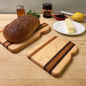 Regular Mini or Gift Set Bread Toast Cutting Board WV Hand Made USA ...