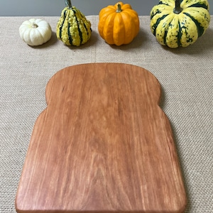 Solid Cherry Toast Bread Shaped Cutting Board Charcuterie Butter Board ...