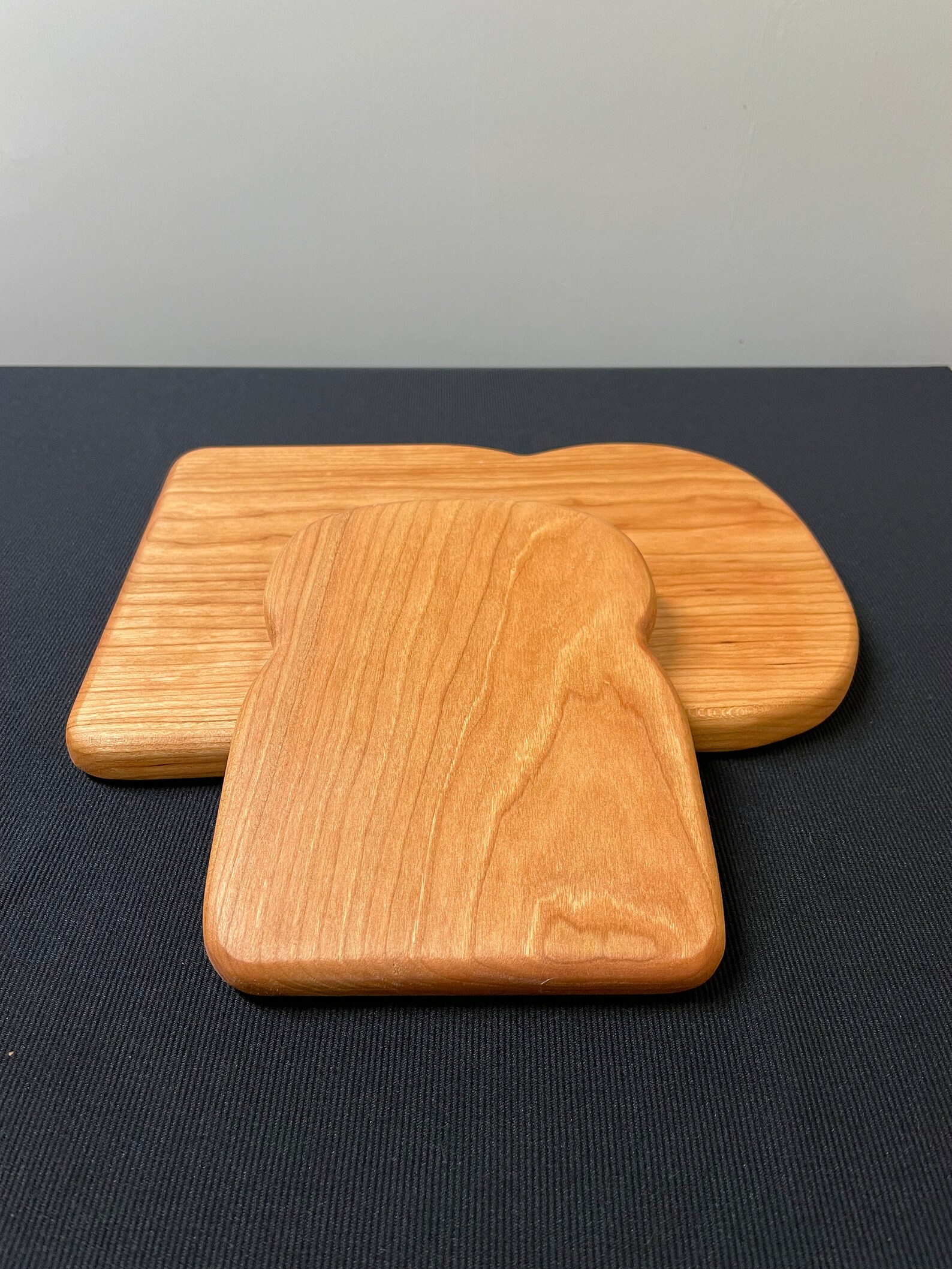 Solid Cherry Toast Bread Shaped Cutting Board Charcuterie - Etsy