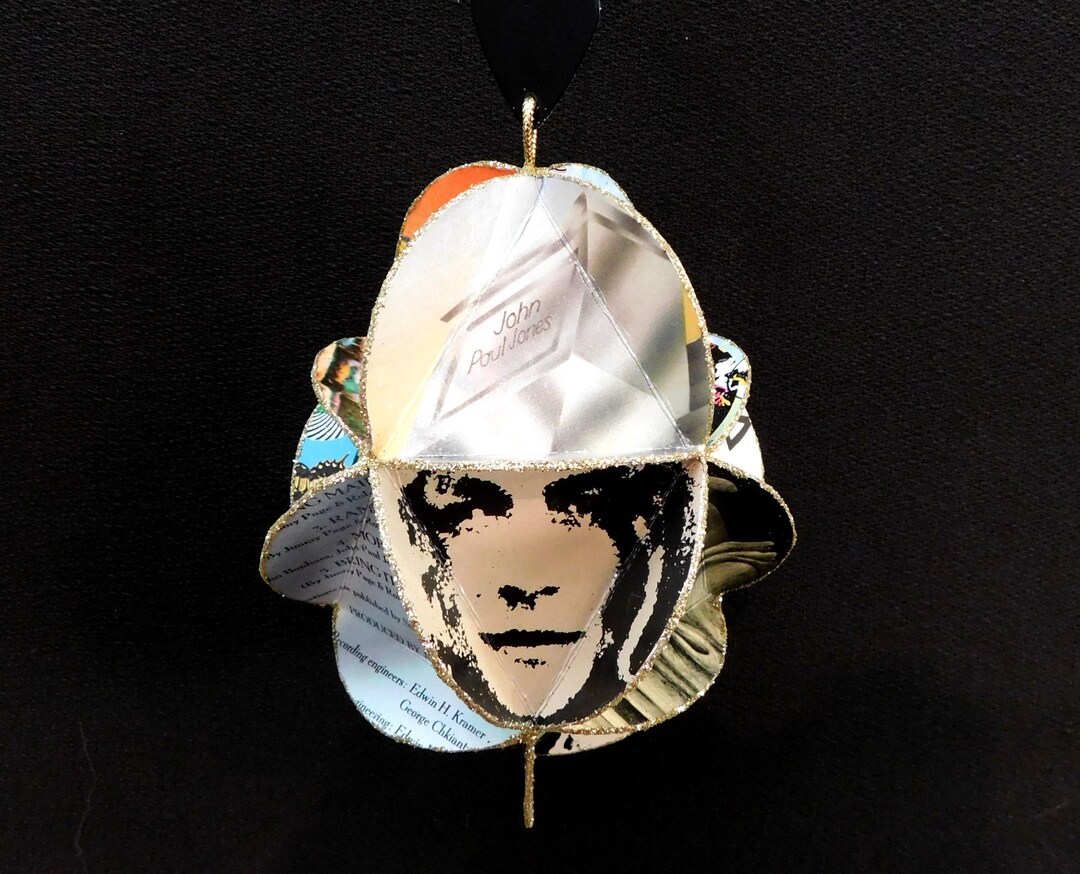 Led Zeppelin Album Cover Ornament Made of Record Jackets Repurposed ...