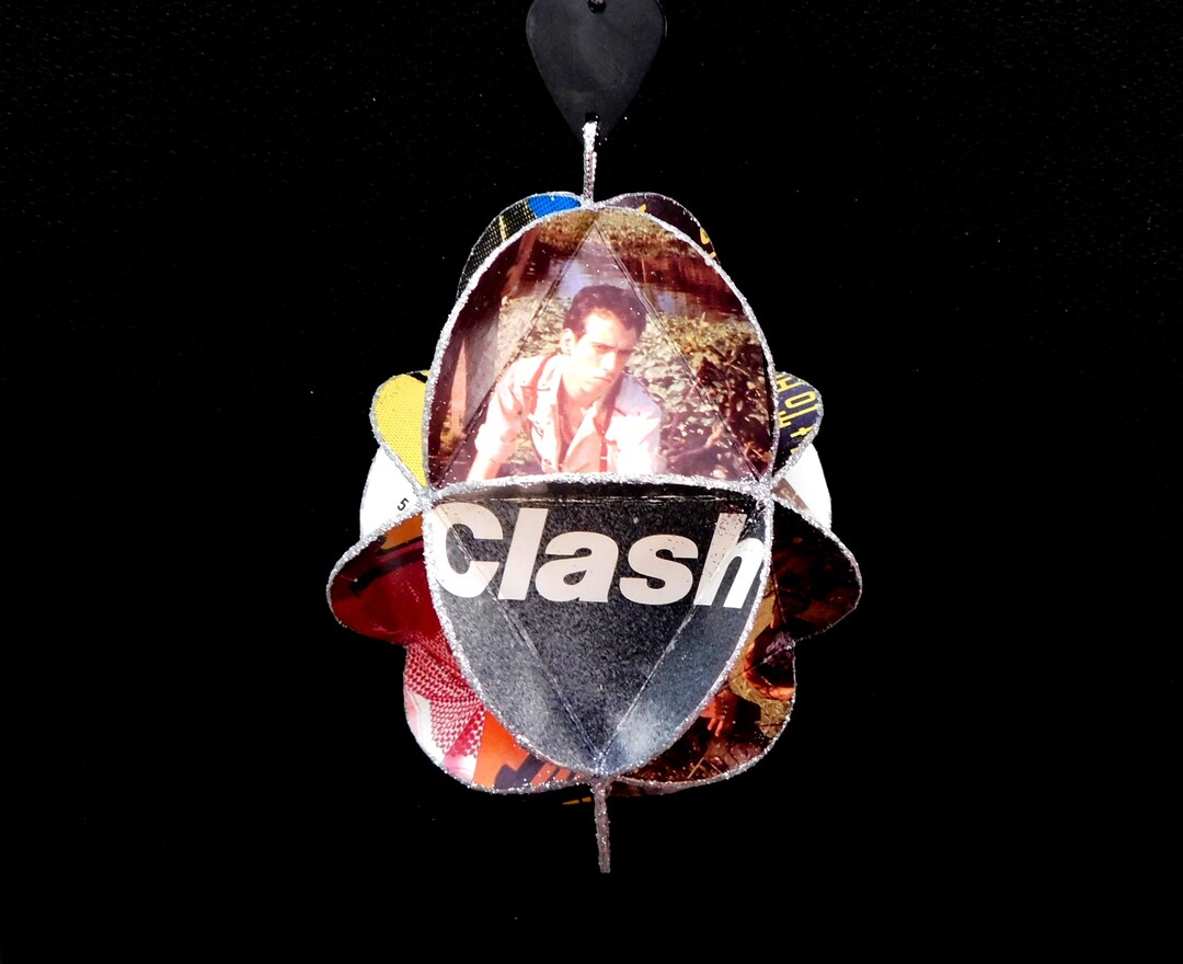 The Clash Album Cover Ornament Made of Record Jackets - Punk Rock Music ...
