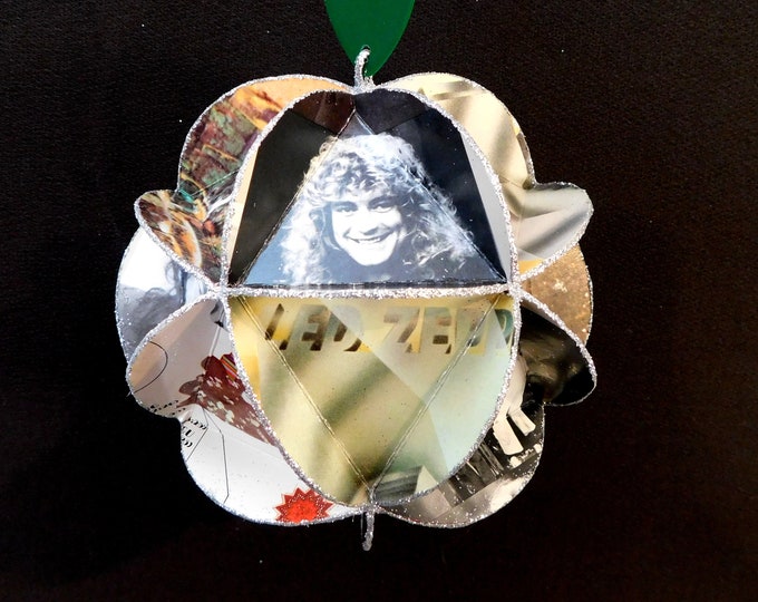 Led Zeppelin Album Cover Ornament Made of Record Jackets Recycled ...