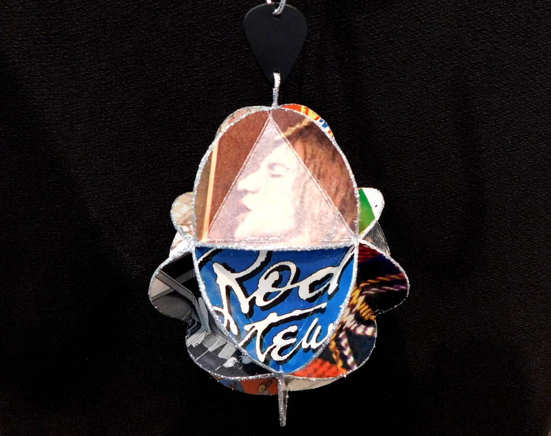 Rod Stewart Album Cover Ornament Made From Record Jackets - Recycled ...