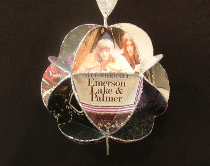 Emerson Lake & Palmer ELP Album Cover Ornament Made of Record Jackets ...