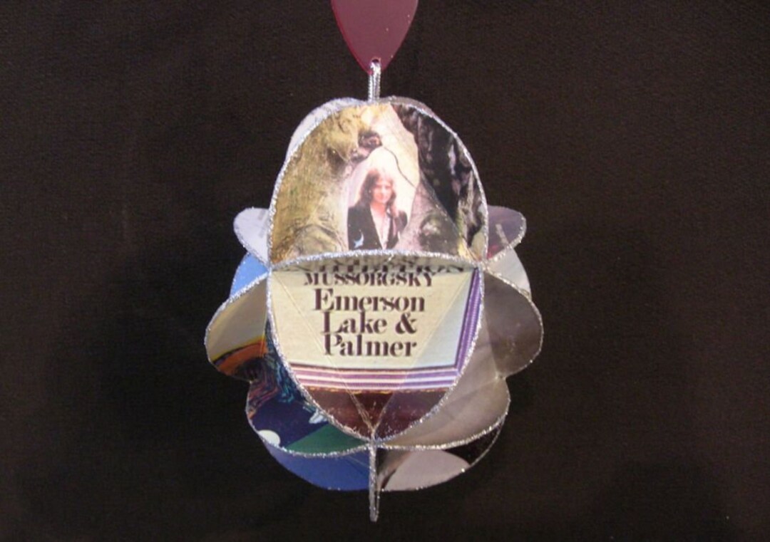 Emerson Lake & Palmer ELP Album Cover Ornament Made of Record Jackets ...