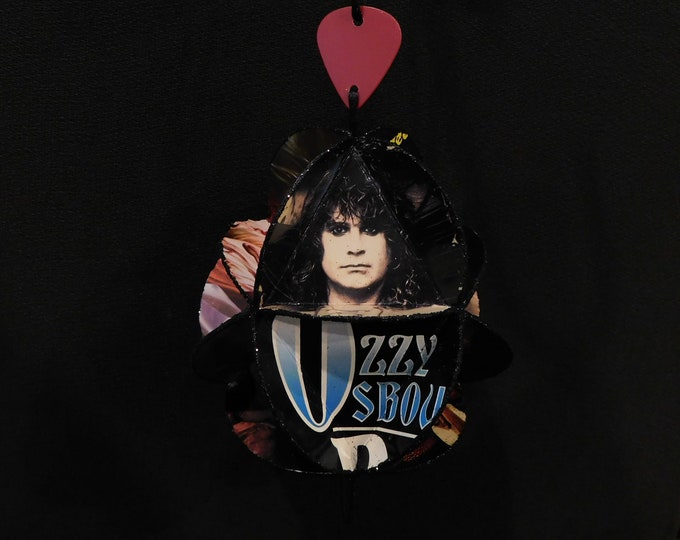 Ozzy Osbourne Album Cover Ornament Made of Record Jackets - Repurposed ...