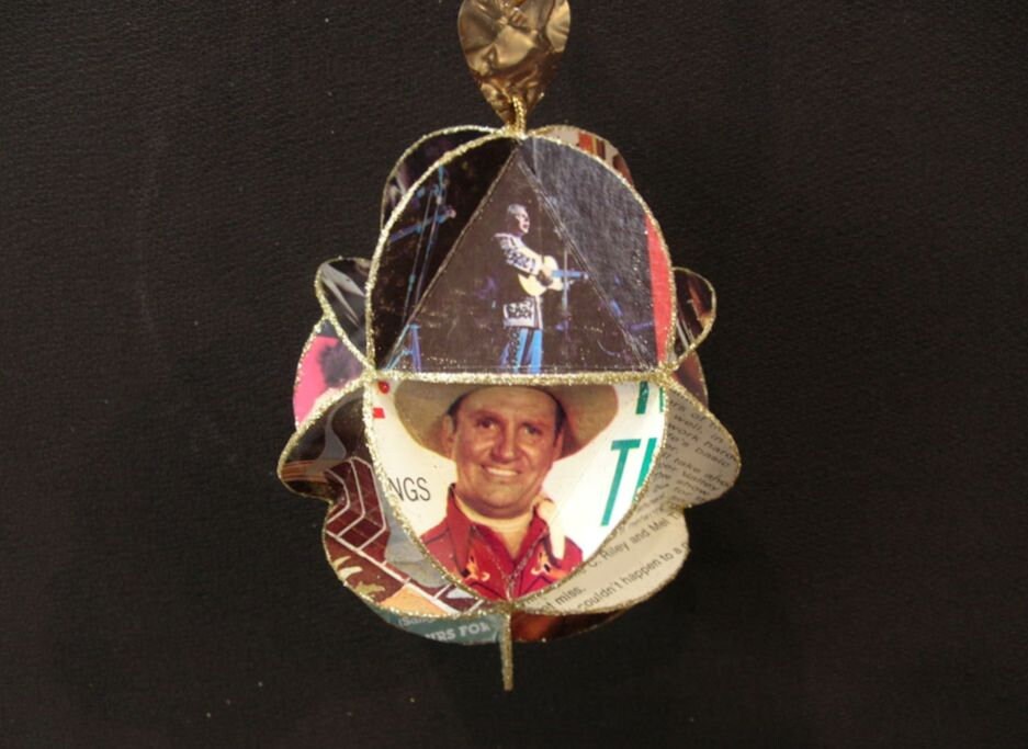 Country Music Album Cover Ornament Made of Record Jackets - Etsy