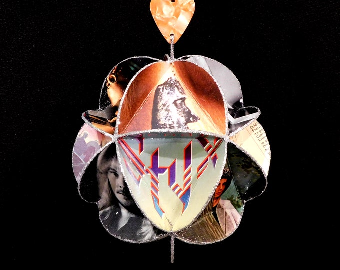 Styx Band Album Cover Ornament Made of Record Jackets - Repurposed Eco ...