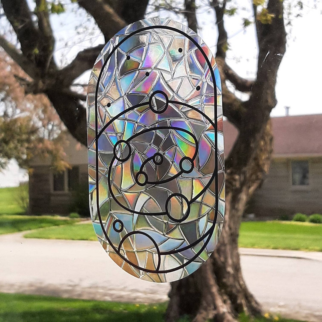 Solar System Suncatcher, Reusable Static Cling Window Decoration ...
