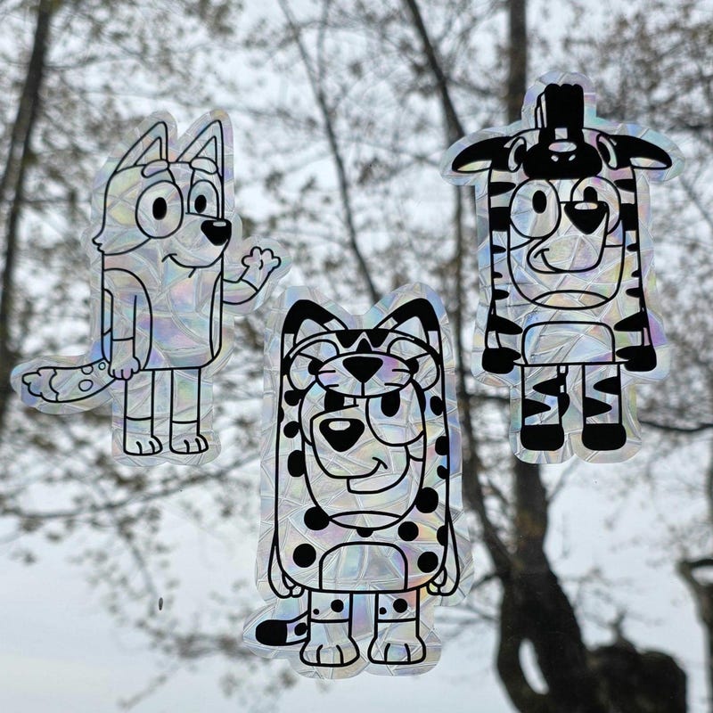 Zebra Window Clings - Etsy