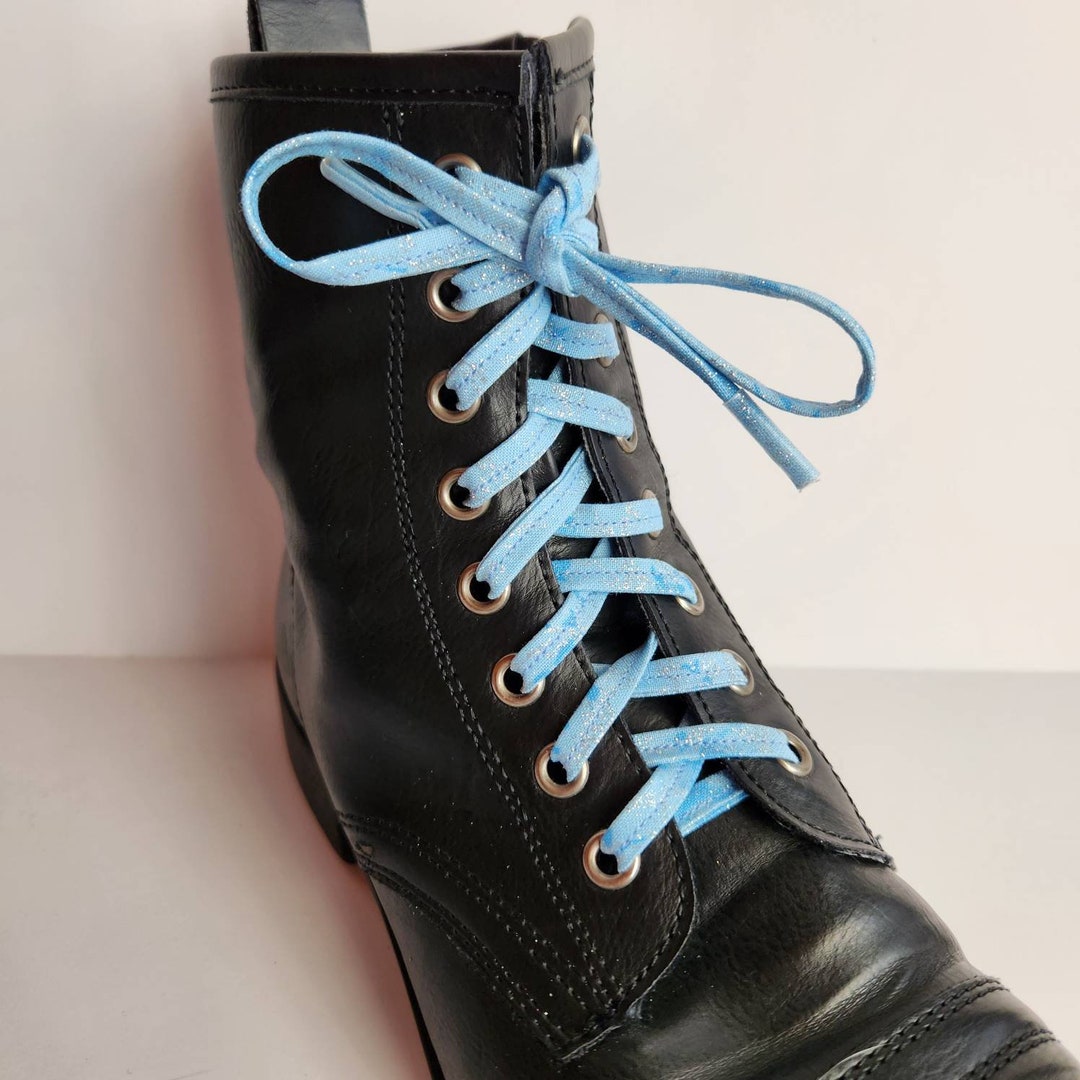Light Blue Shoelaces, Shoes Boots Sneakers, Roller Derby Skating ...