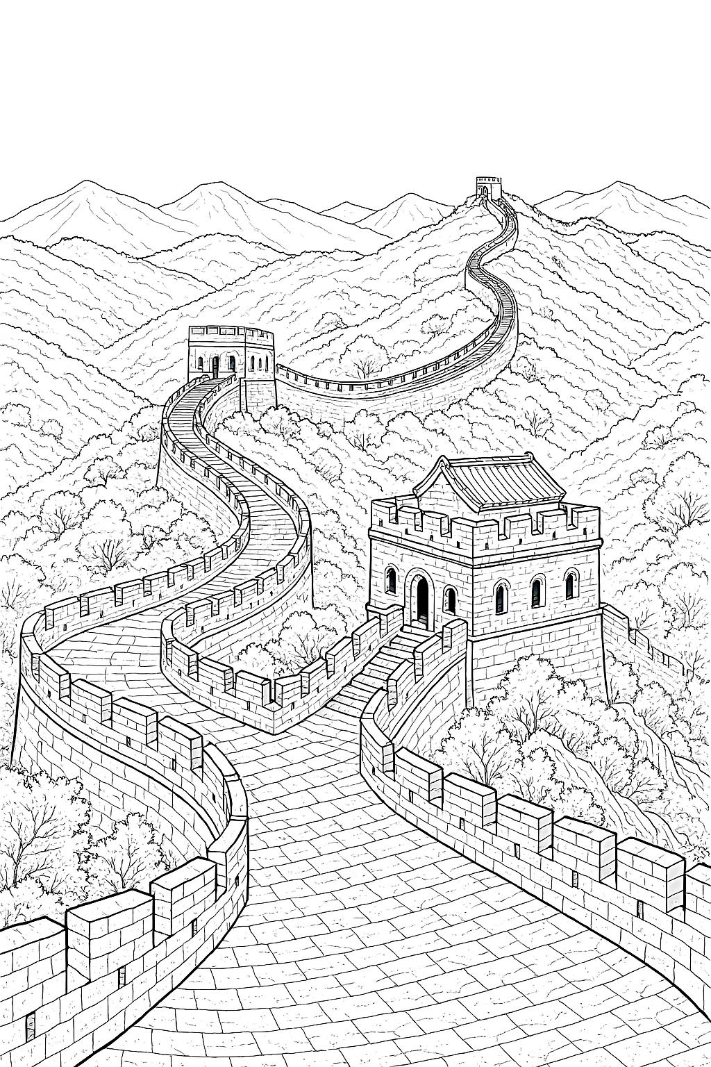 World Wonders Coloring Pages Bundle – 7 New Wonders of the World ...