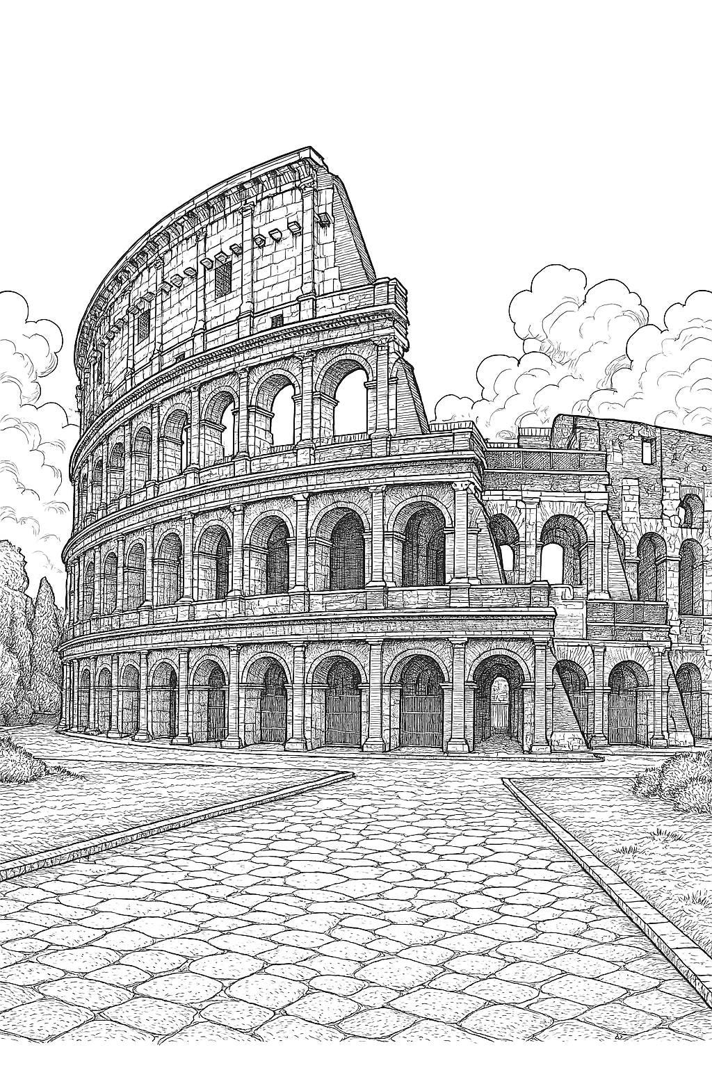 World Wonders Coloring Pages Bundle – 7 New Wonders of the World ...
