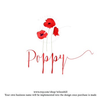 Poppy Logo - Etsy