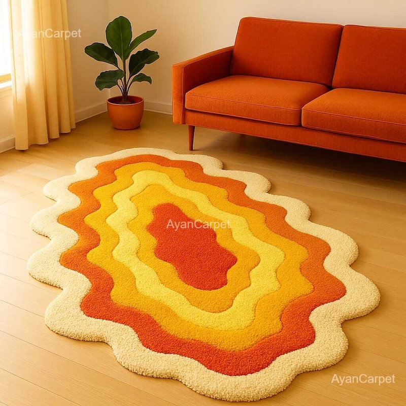 Wavy Rug - Etsy