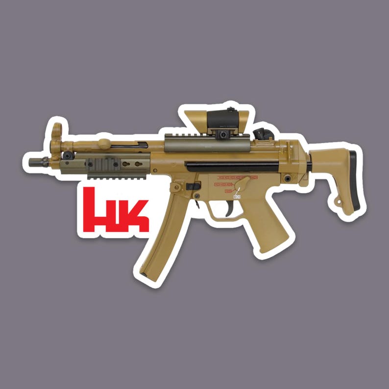 RAL HK MP5 Sticker Gun - Etsy