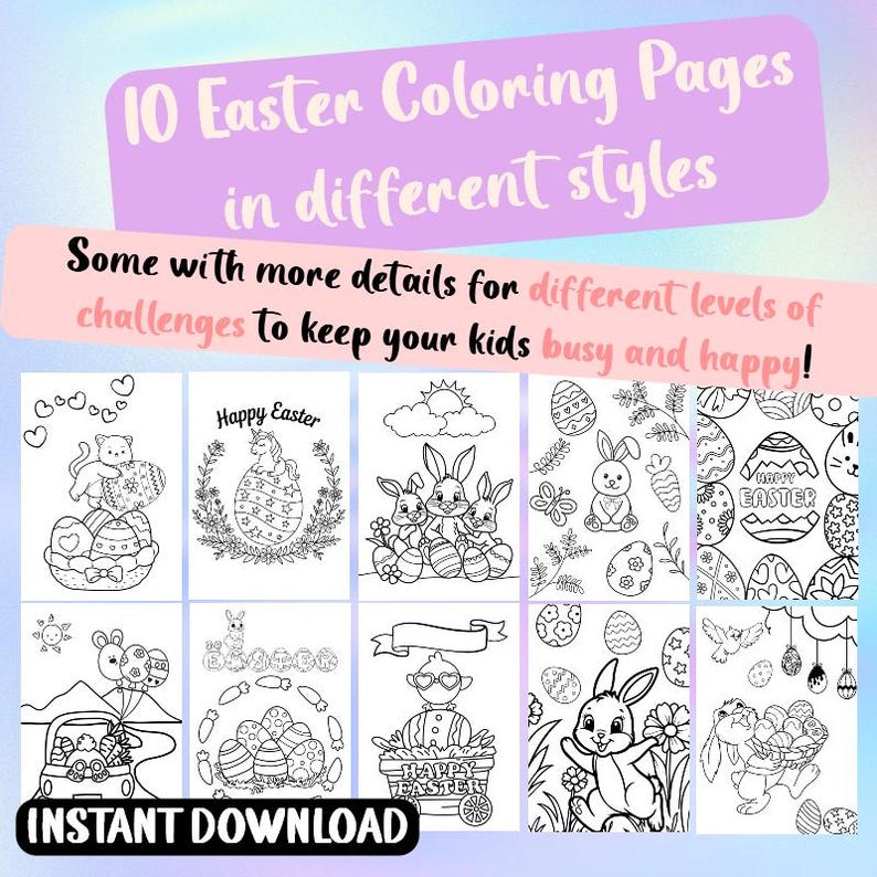 Easter Coloring Pages for Kids | Easter Coloring Activities | Fun ...