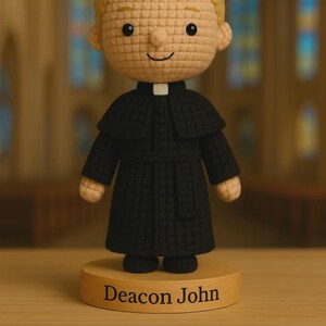 Look Alike Crochet Pastor or Priest Doll – Custom Handmade Gift for ...