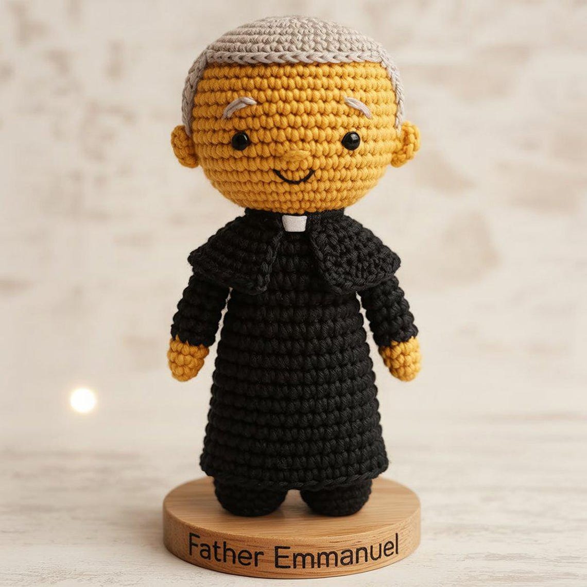 Look Alike Crochet Pastor or Priest Doll – Custom Handmade Gift for ...