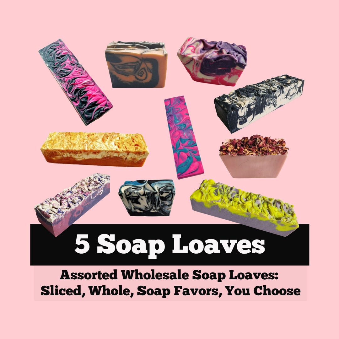 SOAP | 5 Whole 3.5 Lb Soap Loaves, Wholesale Soap Loaves, Vegan Soap ...