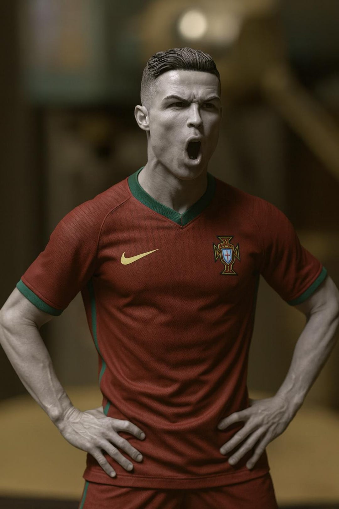 Cristiano Ronaldo 3D Model : Ronaldo STL File , Football 3D Model ...