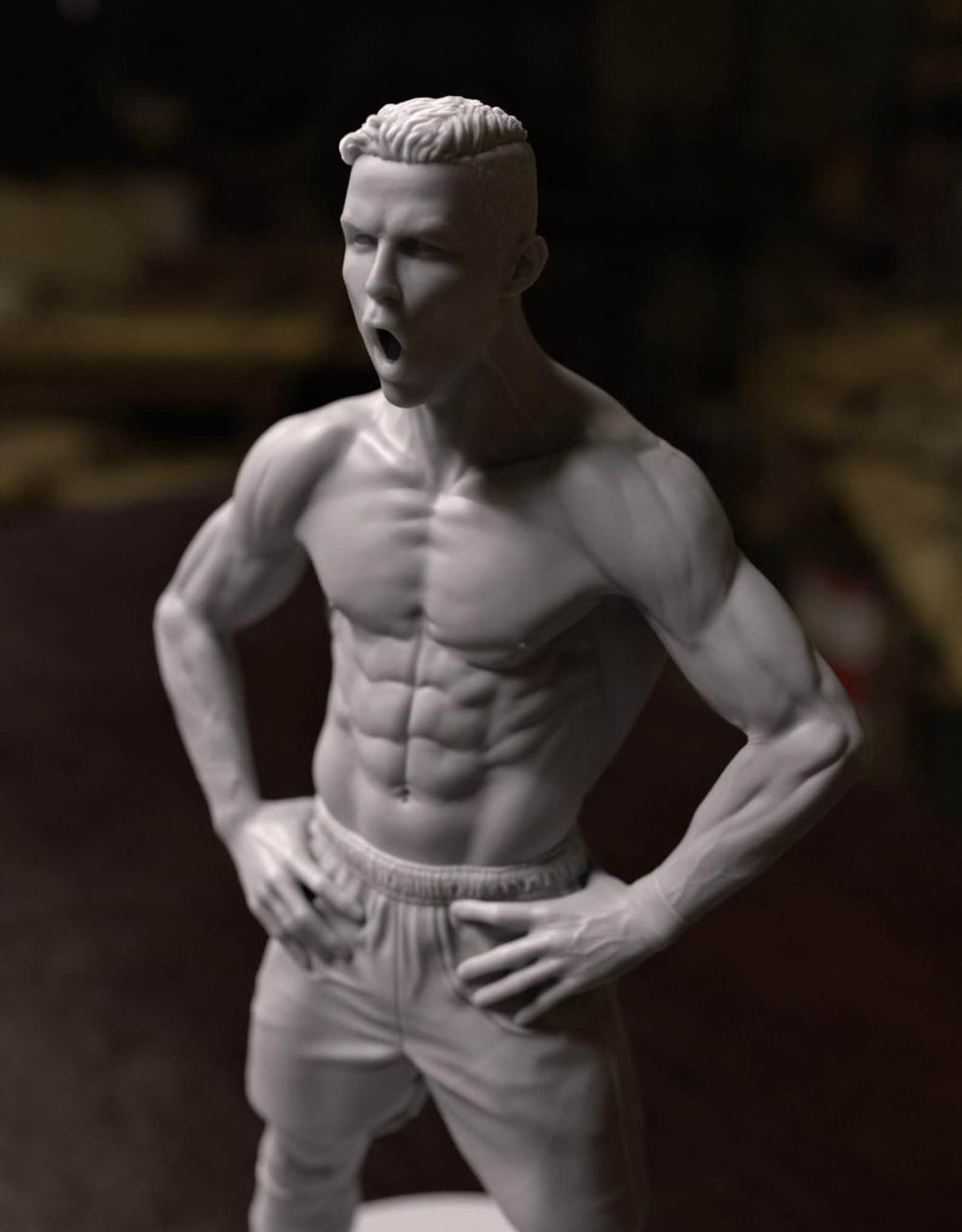 Cristiano Ronaldo 3D Model Ronaldo STL File , Football 3D Model ...