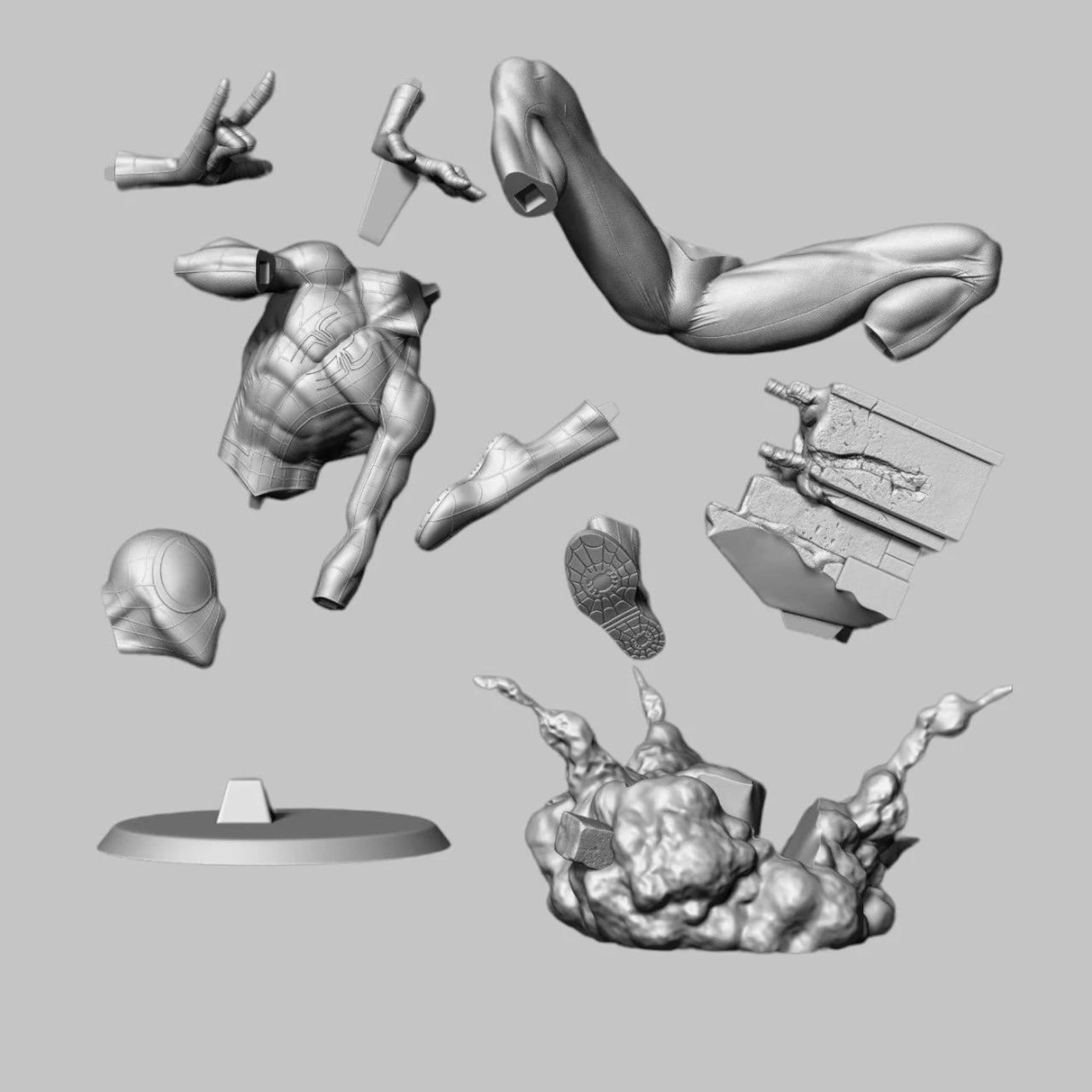 Spiderman Stl, 3d Print, Marvel Stl - Etsy
