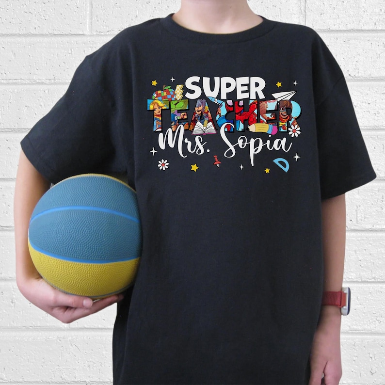 Personalized Teacher Name Hero Svg, Super Teacher Svg, Teacher ...