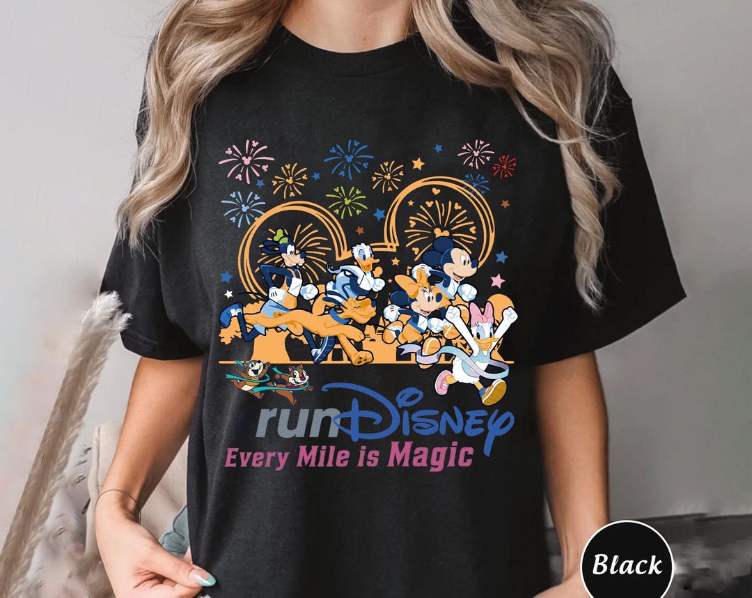Mickey N Friends Every Mile is Magic Rundisney Shirt, Run Disney ...