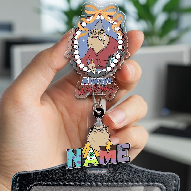 Monster Id Badge Reel - Etsy