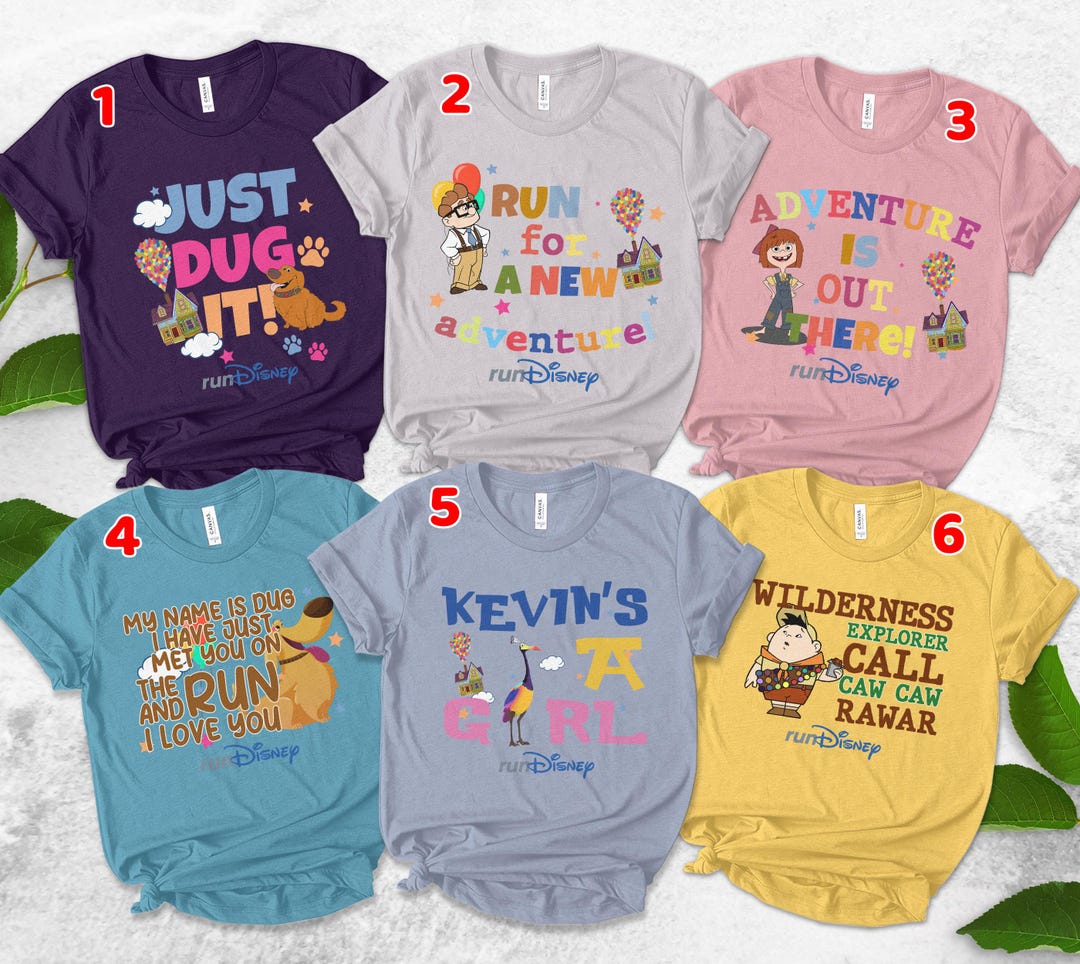 Pixar up Matching Rundisney Shirt, Disneyworld Marathon Weekend 2026 ...