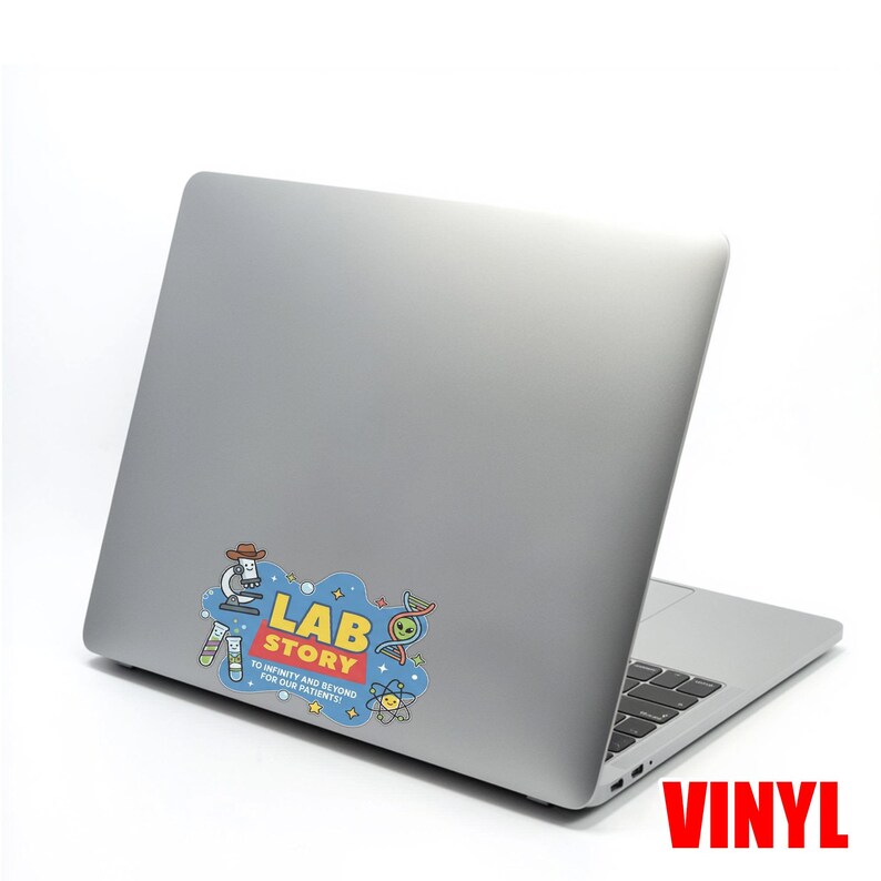 Lab Story Sticker, Lab Week 2026 Funny Vinyl, Toy Story Science Decal ...