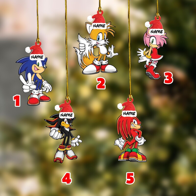 Sonic Xmas Decorations - Etsy