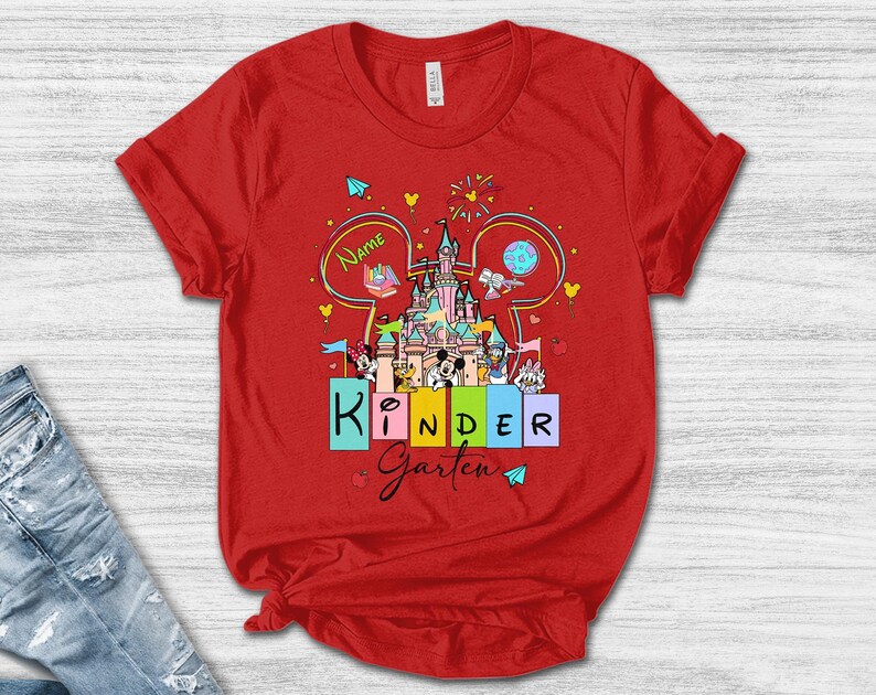 Personalized Back to School 2026 Shirt, Hello Kindergarten First Grade ...
