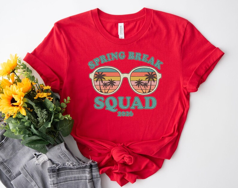 Spring Break Shirts 2026, Group Vacation Shirts, Friends Trip Tee ...