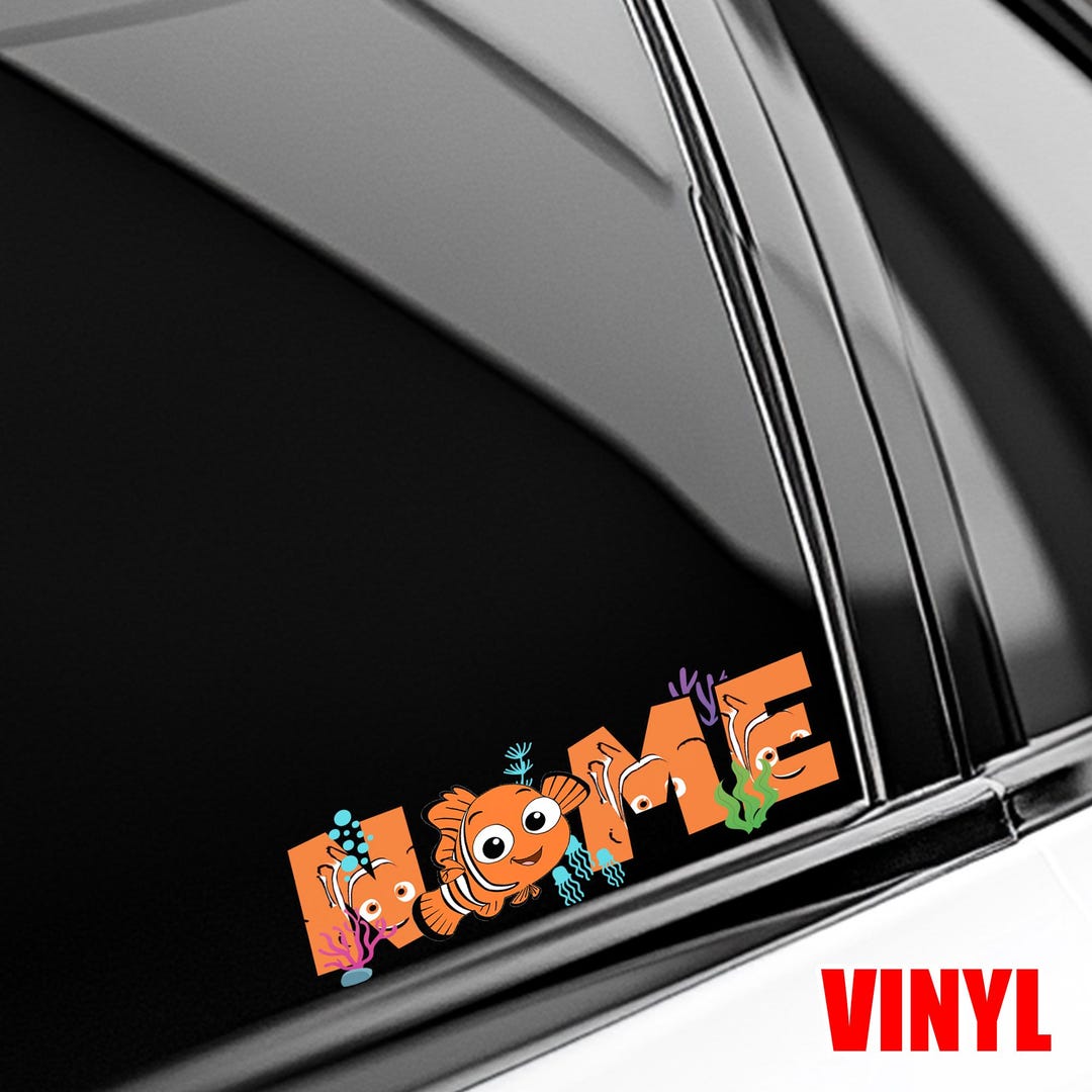 Finding Nemo Dory Peeker Sticker – Peeking Dory Vinyl Decal, Waterproof ...