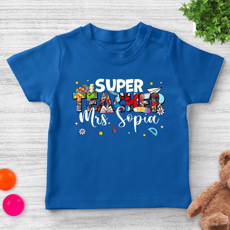 Personalized Teacher Name Hero Svg, Super Teacher Svg, Teacher ...