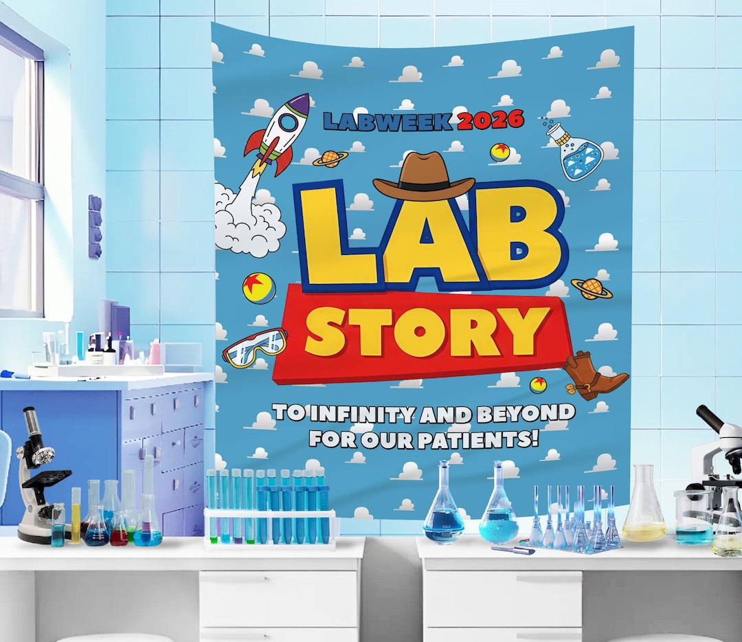 Lab Week 2026 Banner, Lab Week Decoration, Science Lab Party Banner ...