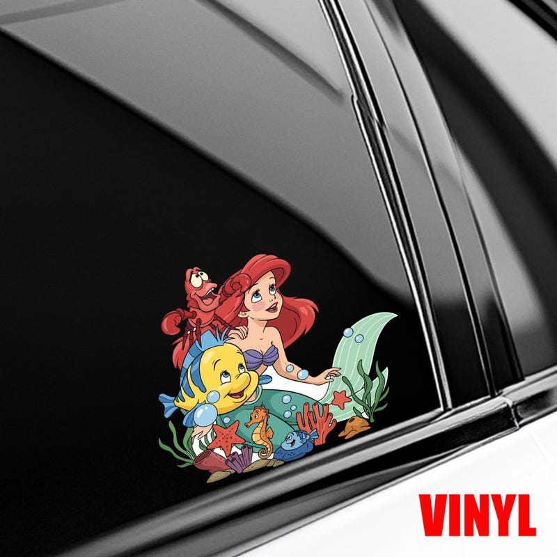 Little Mermaid Decal - Etsy