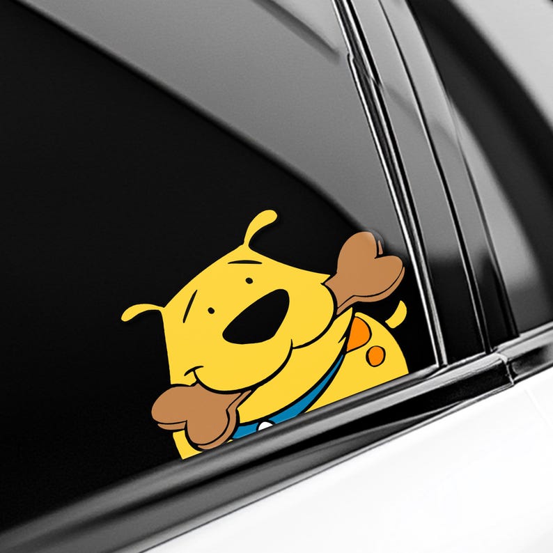 Clifford Big Red Dog Peeker Peeking Car Window Decals - Bumper ...