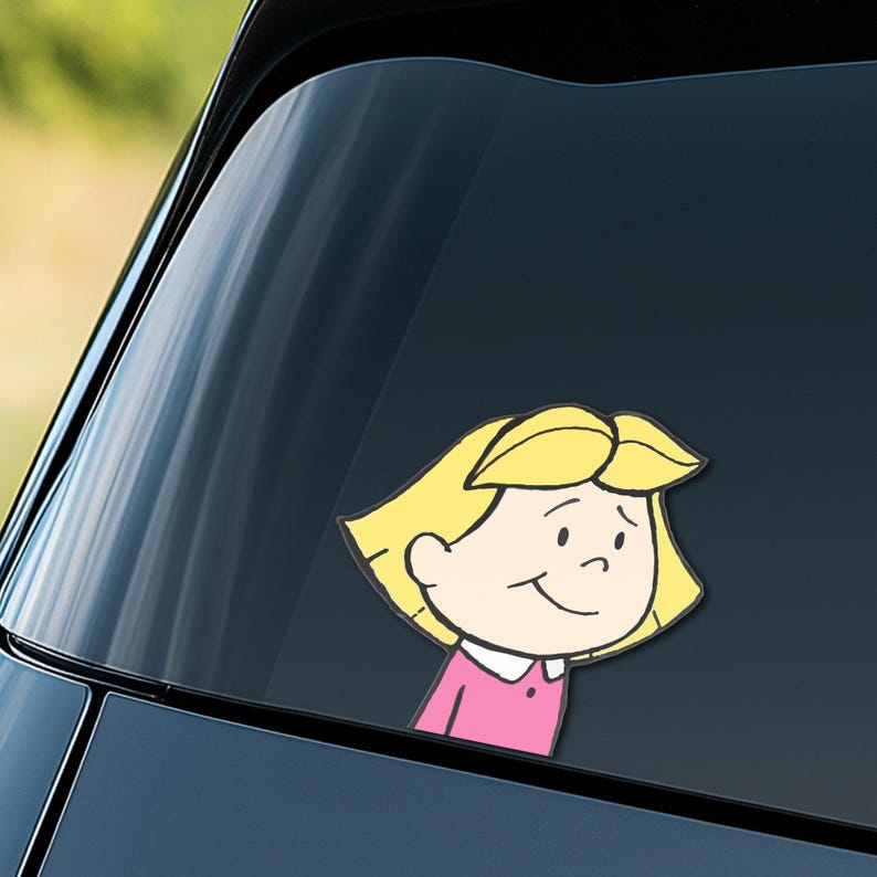 Clifford Big Red Dog Peeker Peeking Car Window Decals - Bumper ...