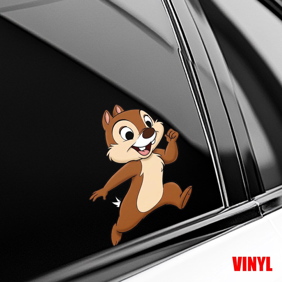 Chip and Dale Peeker Peeking Car Window Decals - Bumper Waterproof ...