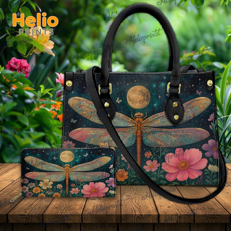 Dragonfly Handbag, Dragonfly Leather Tote, Dragonfly Purses, Dragonfly ...