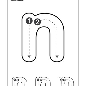 Kindergarten Alphabet Tracing Pages - Uppercase and Lowercase Letters ...