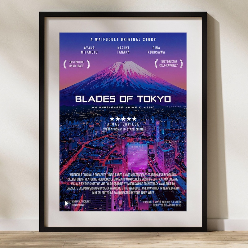 Anime Movie Poster - Etsy