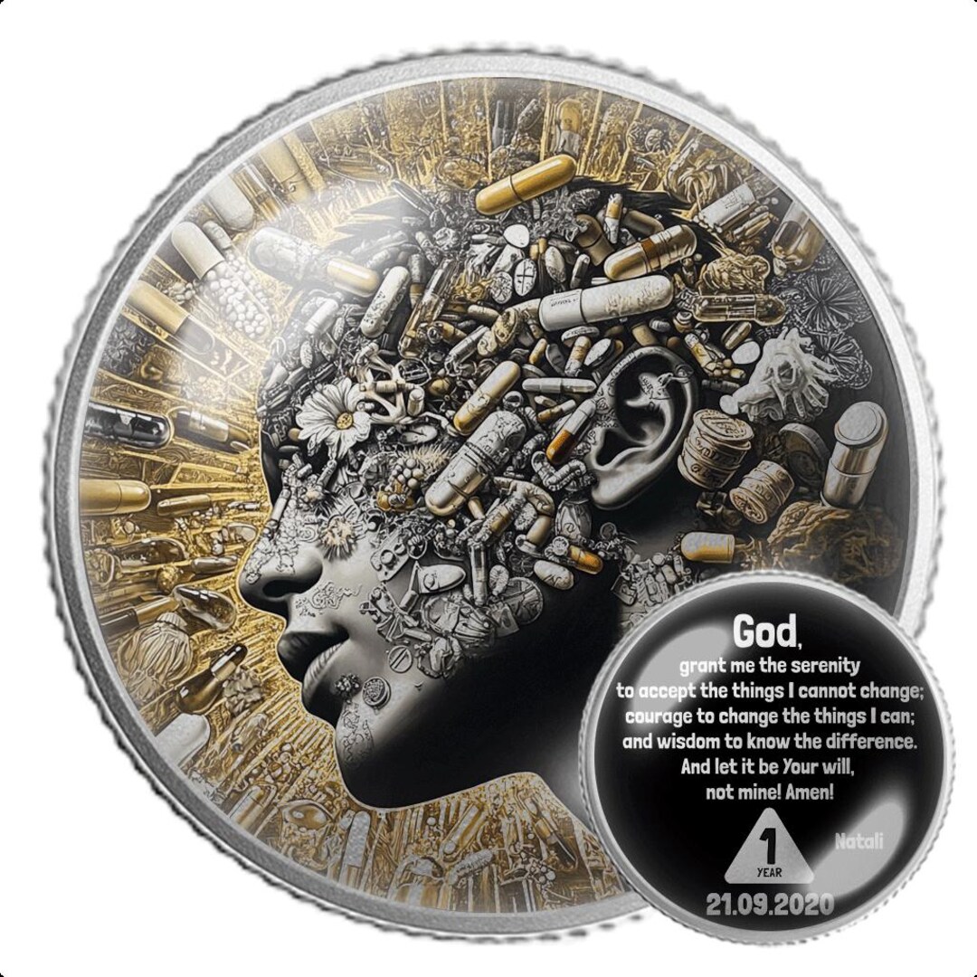 Alcohol Desperation Sobriety Coin + 3 Meaningful Gifts: Recovery Gift ...