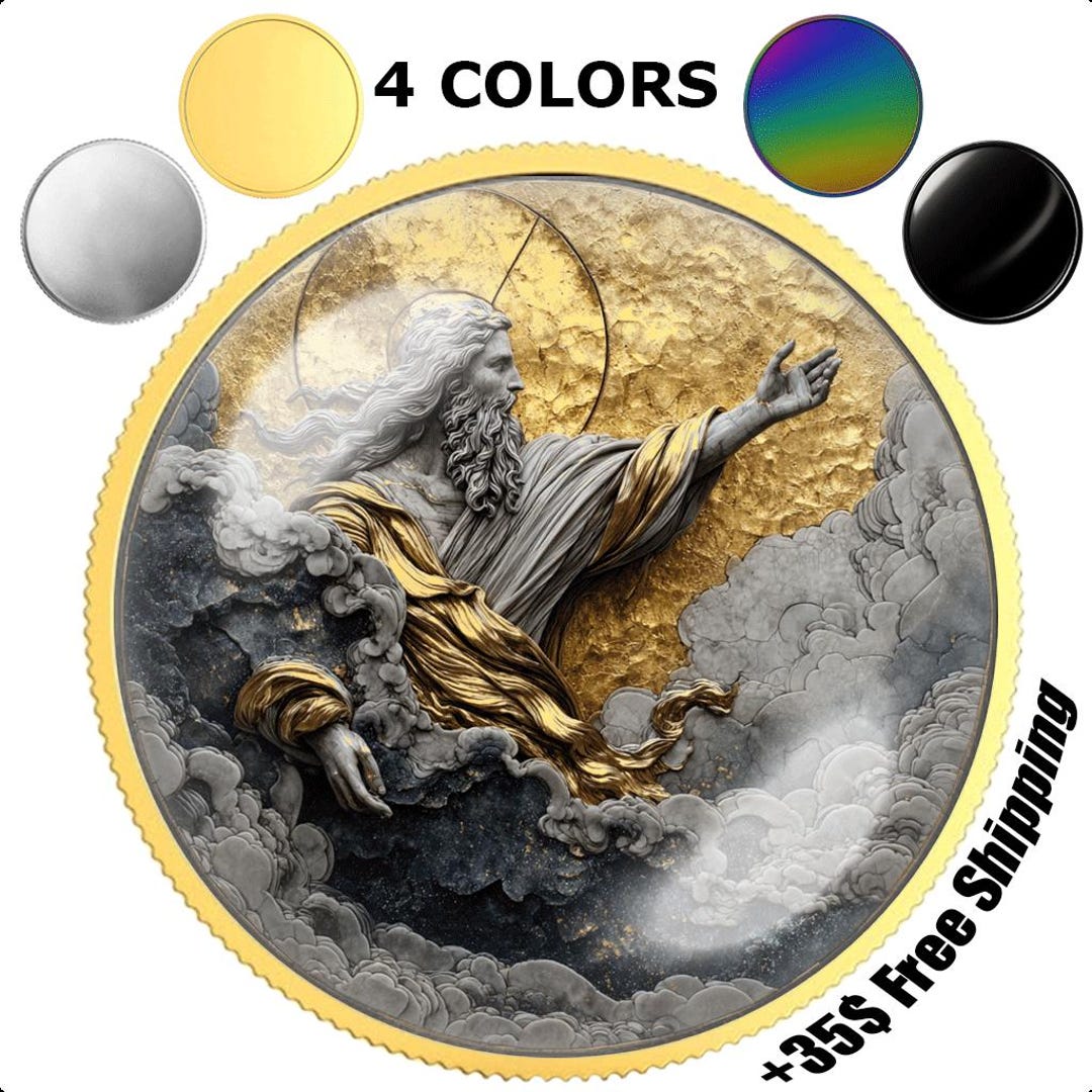 God Sobriety Coin With Faith Message | AA NA Recovery Medallion | Clean ...
