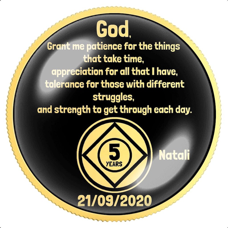 Sobriety Coin With Jesus Design (recovery Milestone Token) - Etsy
