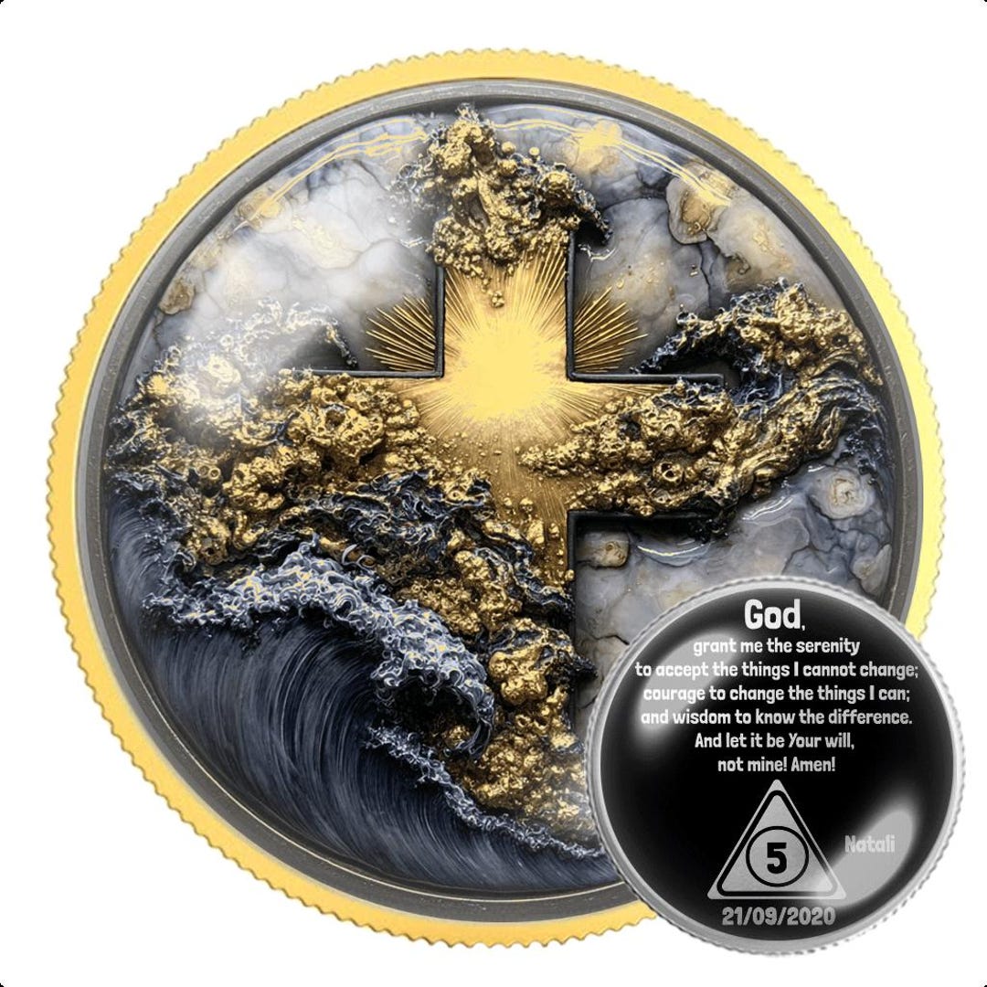 Best Seller Sobriety Coins – Personalized AA/NA/GA Recovery Medallions ...