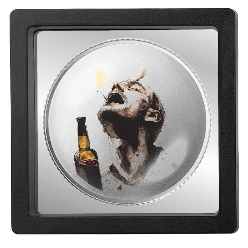 Thoughts When Not in the Program AA Coin | Sober Anniversary Gift ...